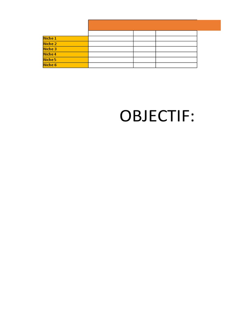 3.1 Excel Niches | PDF