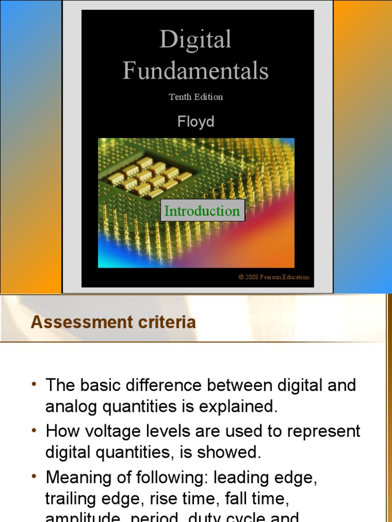 Chapter 1 Introduction | PDF | Logic Gate | Digital Electronics