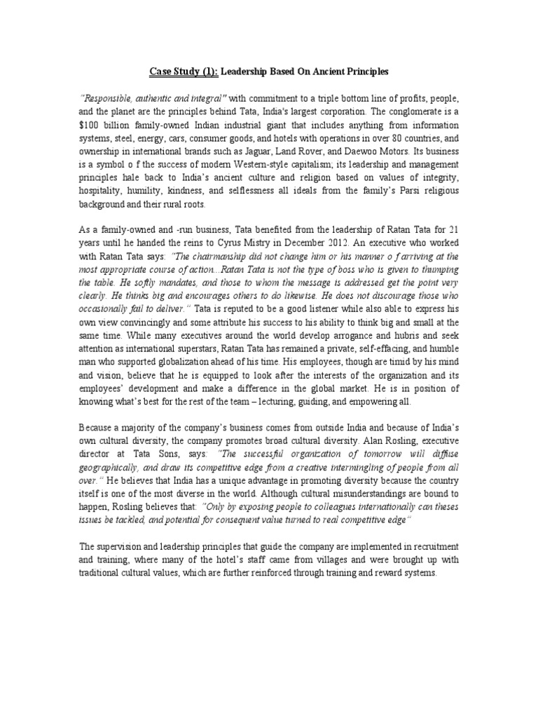 Case Study Assignment | PDF | Airlines | Leadership