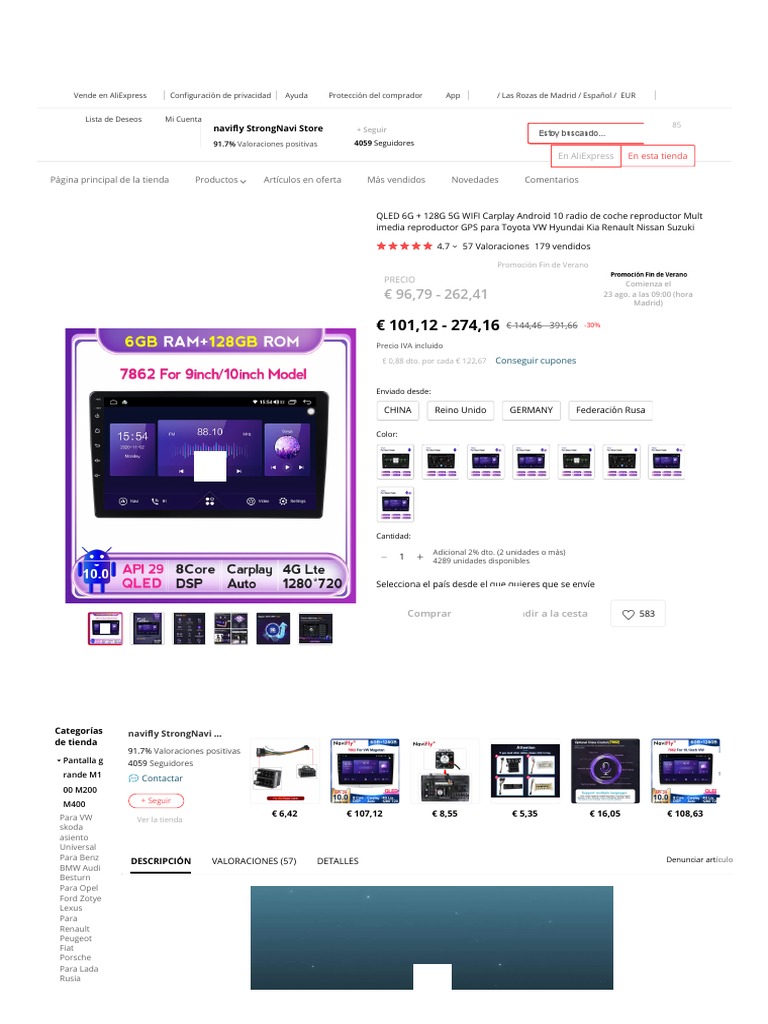 Navi Y Strongnavi Store: Página Principal de La Tienda Productos ...