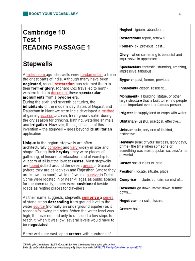 Boost Your Vocabulary - Cam10 - v16102017 - FINAL | PDF | Art | History Boost Your Vocabulary - Cam10 - v16102017 - FINAL | PDF | Art | History
