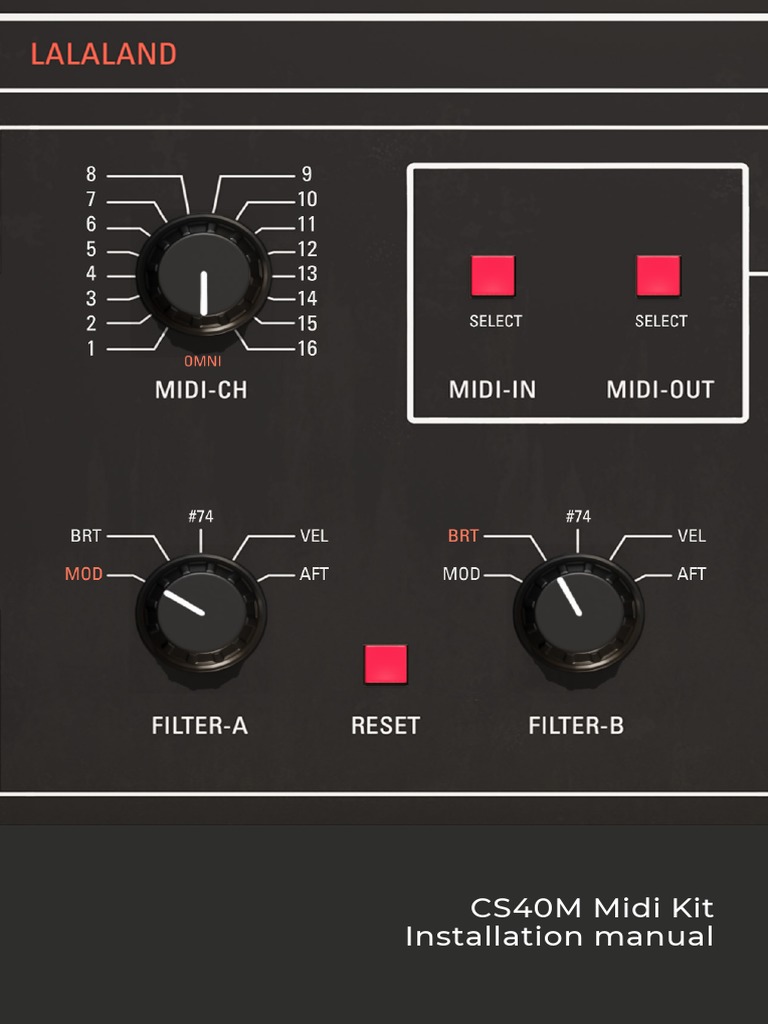 Midi Kit LALA CS40M - Installation - Manual | PDF | Electrical ...