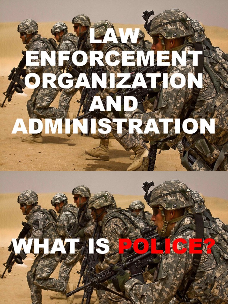 Police Organization & Administration | PDF | Police | Crime & Violence