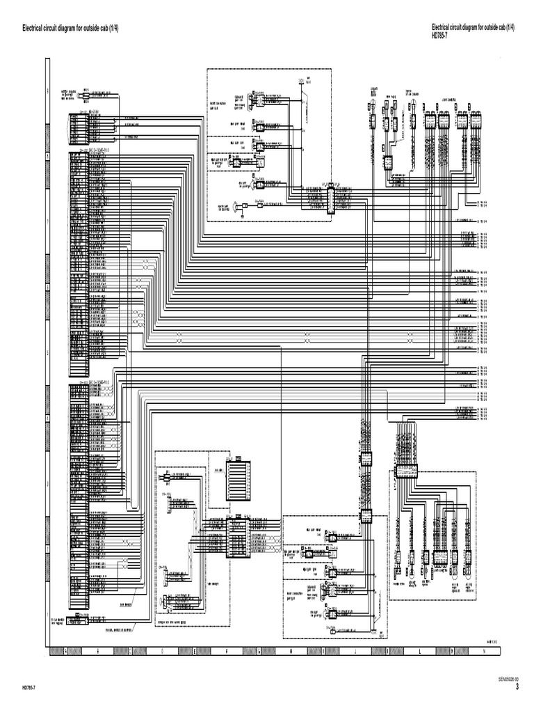HD785-7 Elec Schematic SEN05900-01 | PDF | Electronic Engineering ...