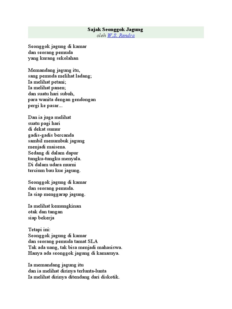 Kumpulan Puisi | PDF