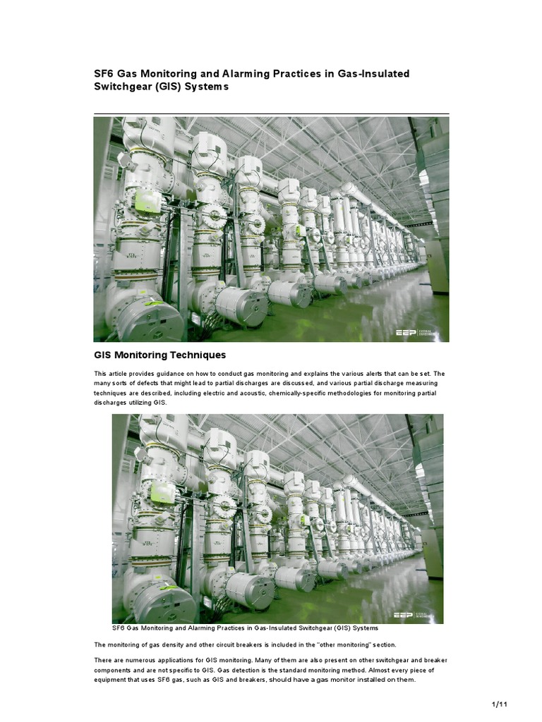 SF6 Gas Monitoring and Alarming | PDF | Geographic Information System ...