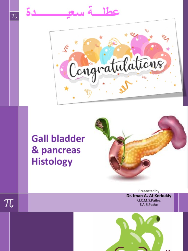 Gall Bladder & Pancreas Histology | PDF | Pancreas | Gallbladder