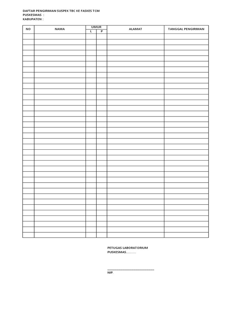 Form Rekap Spj Tcm Dan Kwitansi Th 2021 | PDF