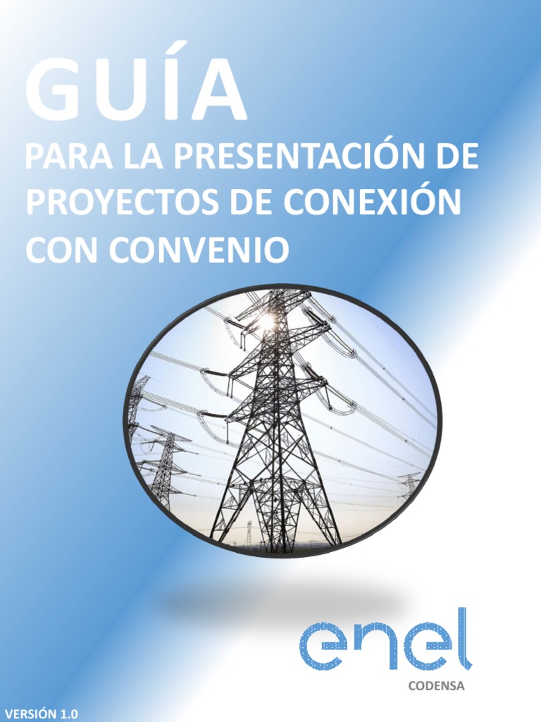 Guia de Presentacion de Proyectos de Conexion Con Convenios V-1.1 | PDF | Transformador ...