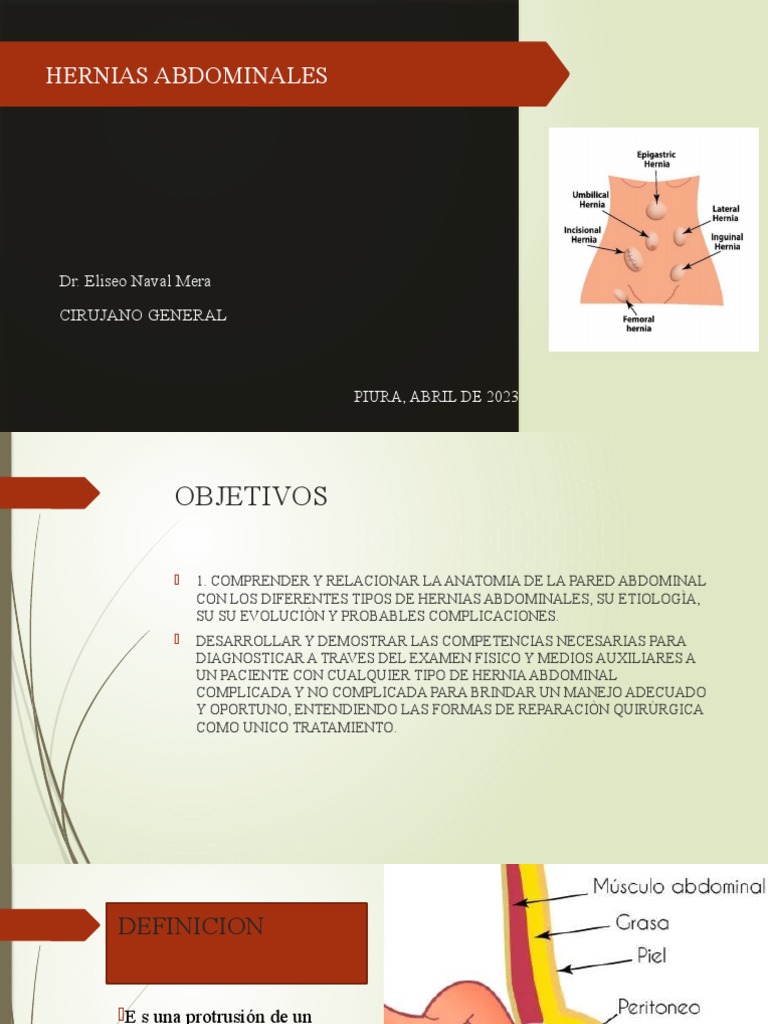 Guía de Hernias Abdominales | PDF | Abdomen | Medicina CLINICA