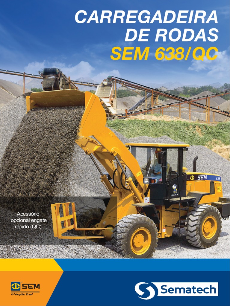 Catalogo Sematech Carregadeira de Rodas SEM 638B QC | PDF | Freio | Eixo