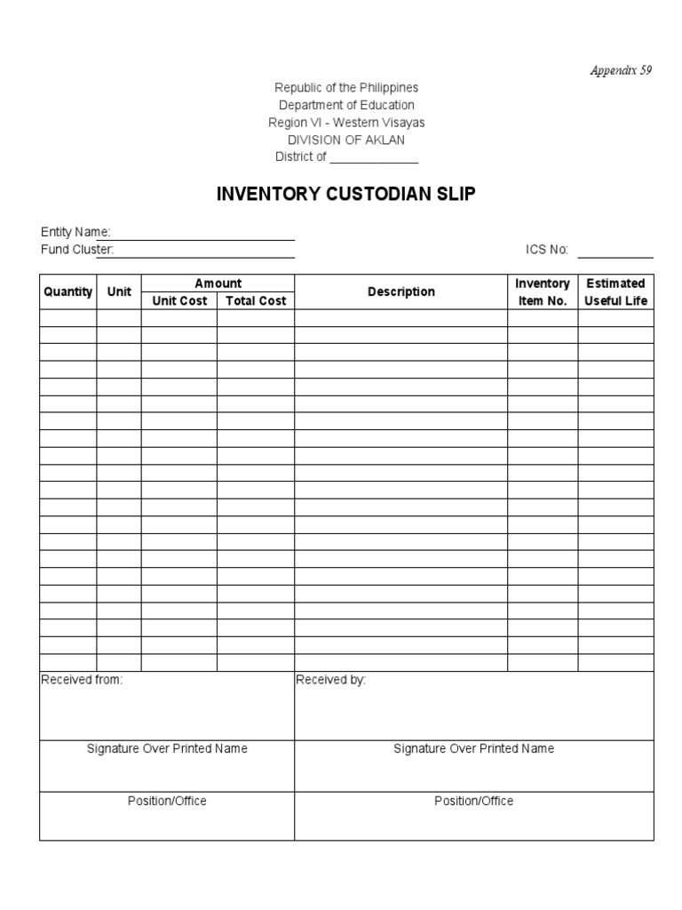 Property and Supply Forms | PDF | Inventory | Quantity