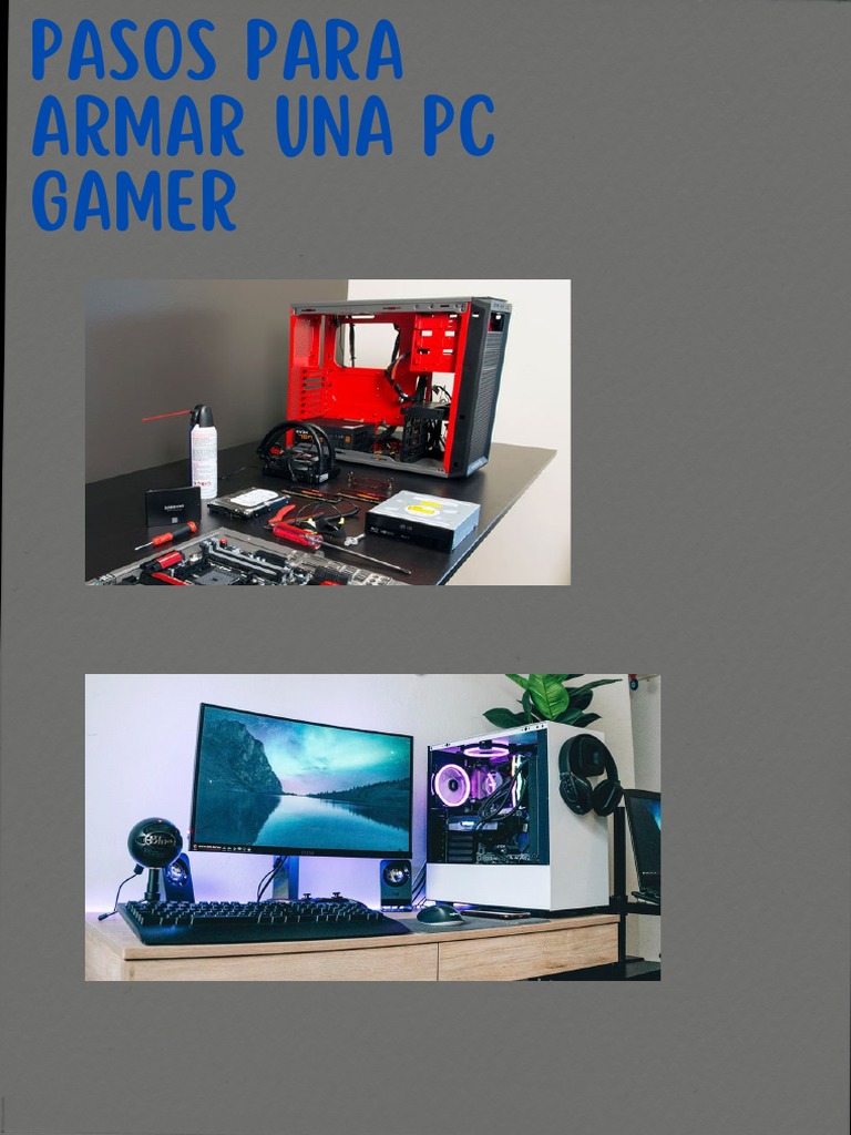 Guía para armar una PC Gamer paso a paso | PDF