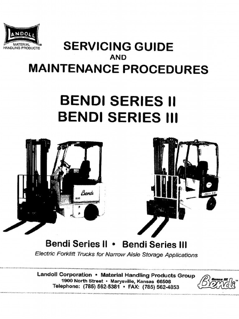 Bendi II-III Service Manual | PDF