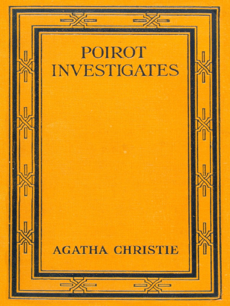 Poirot Investigates Author Agatha Christie | PDF | Mystery, Thriller ...