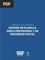Guía del Sistema de Planilla Única | PDF | Contraseña