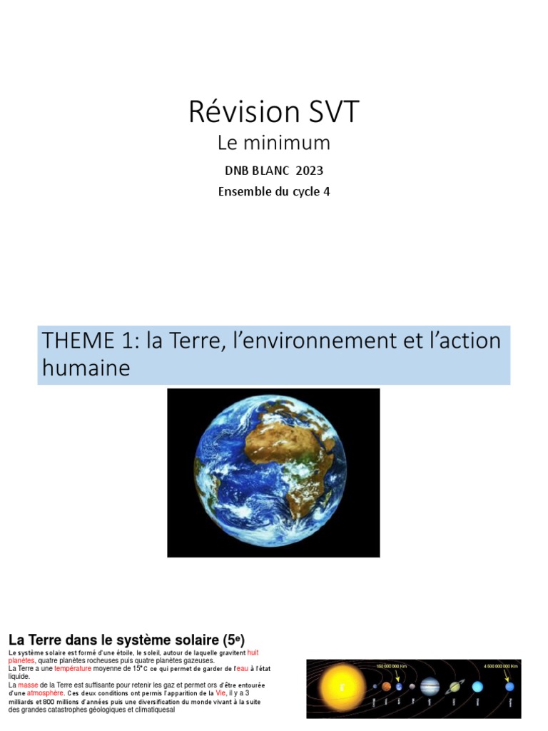 Révision SVT | PDF