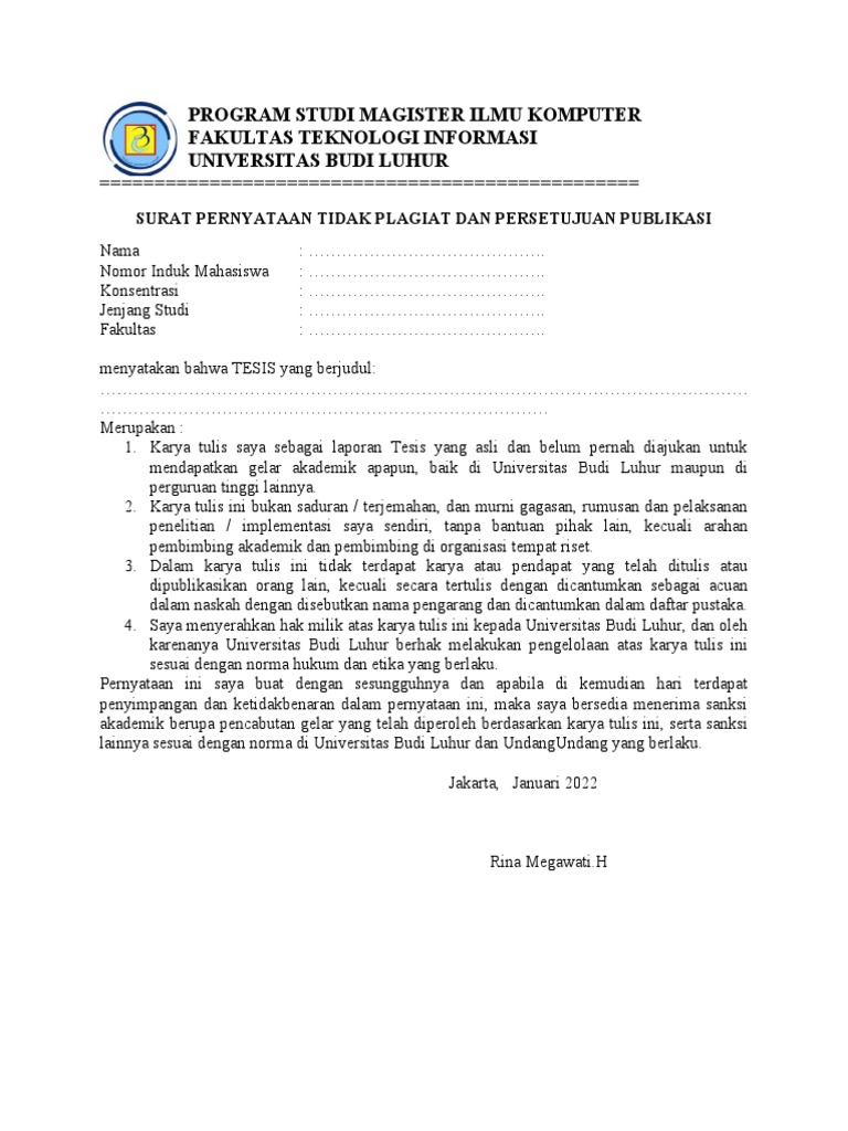 Program Studi Magister Ilmu Komputer | PDF