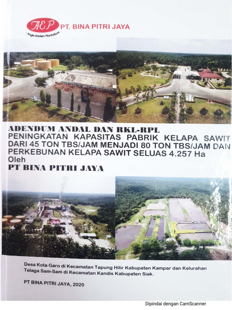 Amdal PT Bina Pitri Jaya | PDF