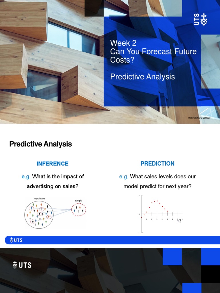 Week2 Slides Predictive+Analysis | PDF | Forecasting | Moving Average