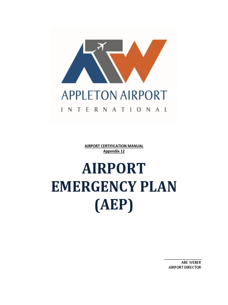 Appleton Airport Plan | PDF | Airport | Incident Command System