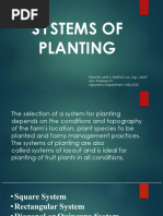 System of Planting | PDF | Area | Food Industry