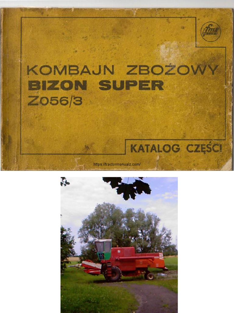 Bizon Super Z056 Combine Harvester Spare Parts Catalog | PDF