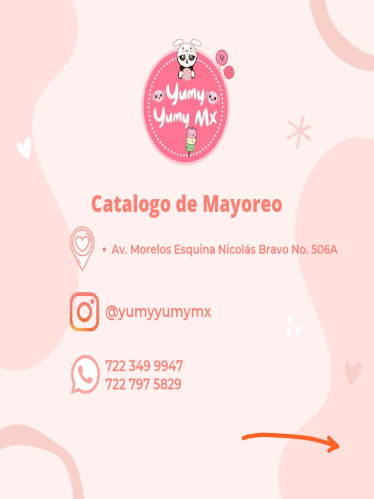 Catálogo de Mayoreo Yumy Yumy MX | PDF