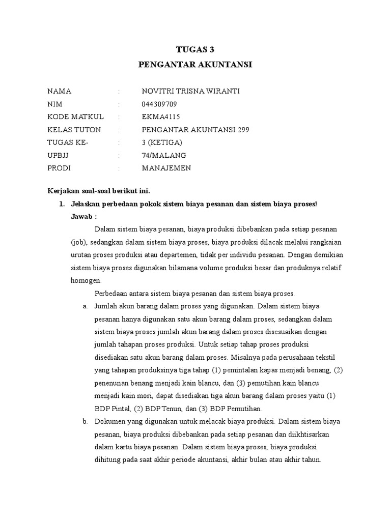 Tugas3 Ekma4115.299 044309709 | PDF