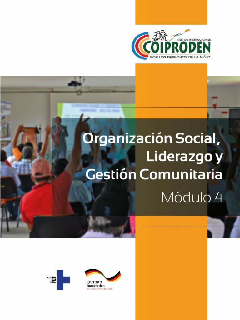 Módulo 4 - ORGANIZACIÓN SOCIAL, LIDERAZGO Y GESTIÓN COMUNITARIA | PDF | Liderazgo | Democracia