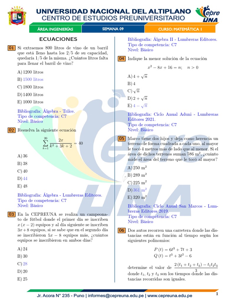 Cuadernillo ECUACIONES | PDF | Ecuaciones | Matemáticas