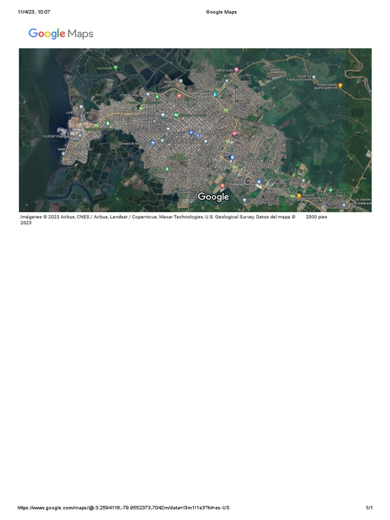 mapa machala ec | PDF