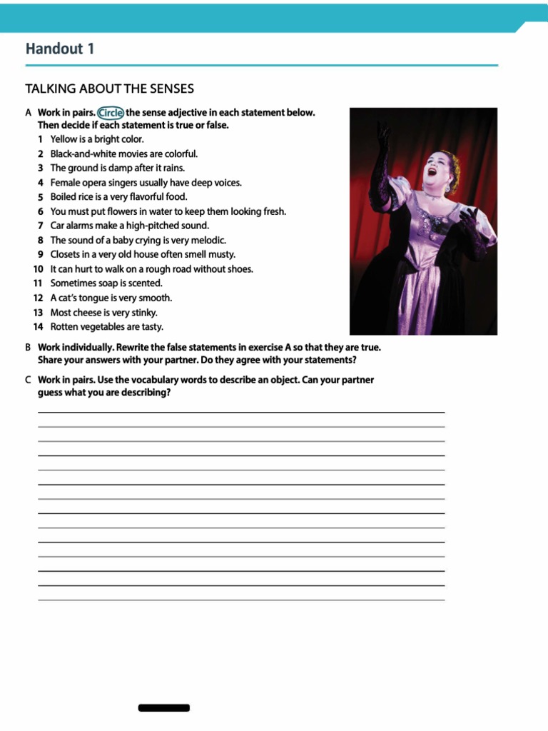 BUS 2.0 Level 4 Lesson Plan 12 Handout 1 | PDF