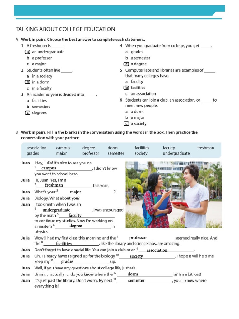 BUS 2.0 Level 4 Lesson Plan 11 Handout 1 | PDF