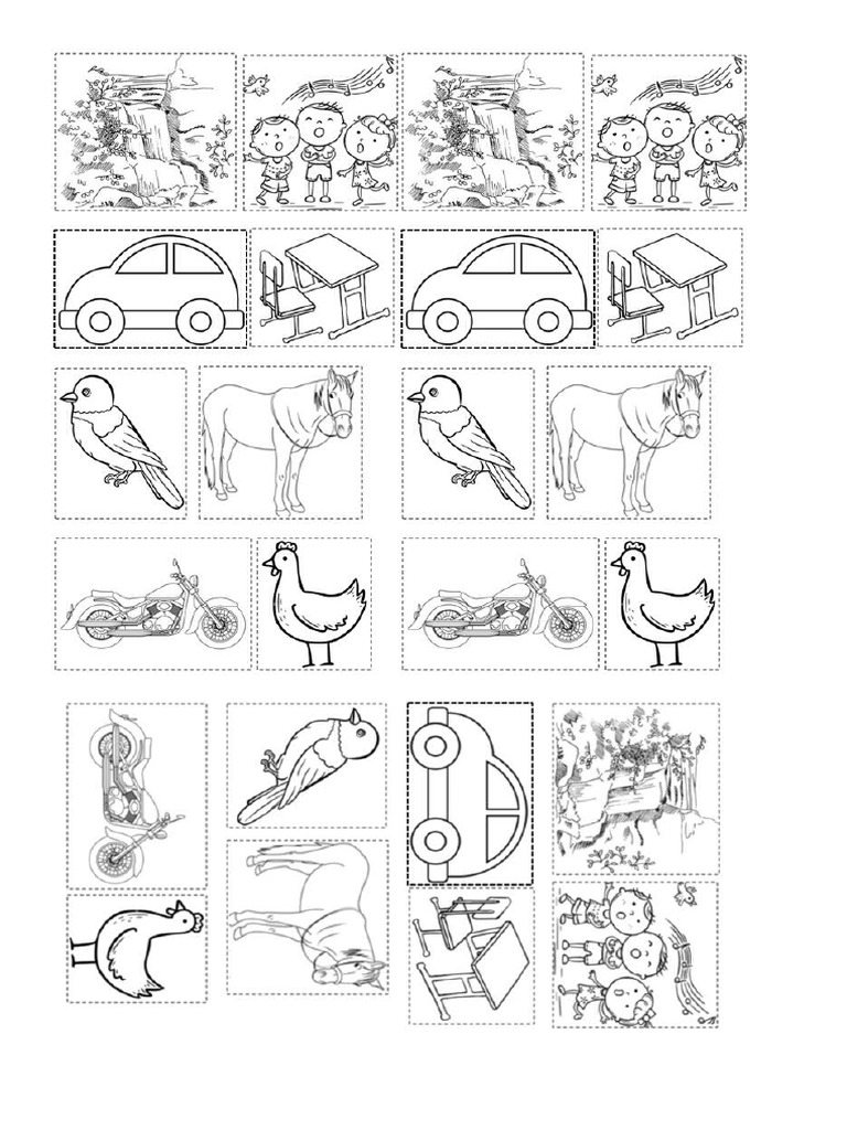 Ficha Sonidos Del Campo y La Ciudad | PDF
