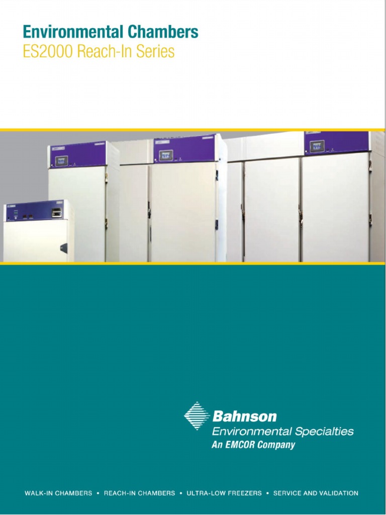 ES2000-Reach-In-ICH-Stability-Chambers-Brochure | PDF