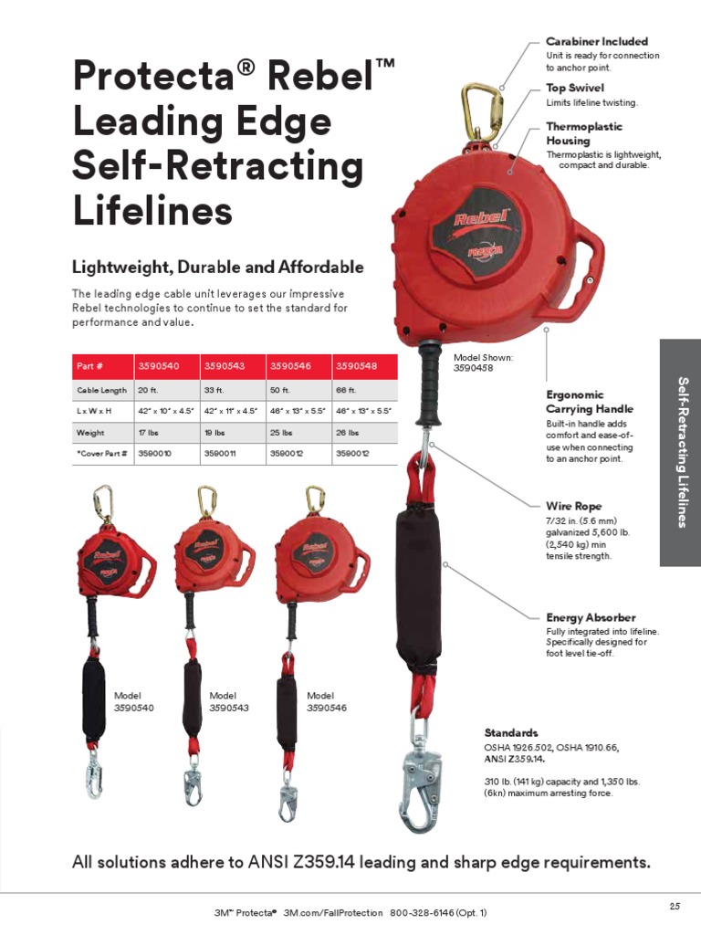 3M Protecta Rebel 3100342 | PDF | Anchor | Building Materials