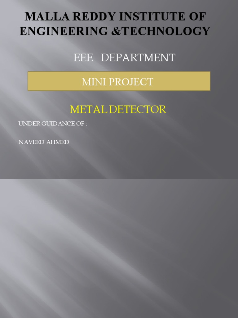 Malla Reddy Institute of Engineering &technology | PDF