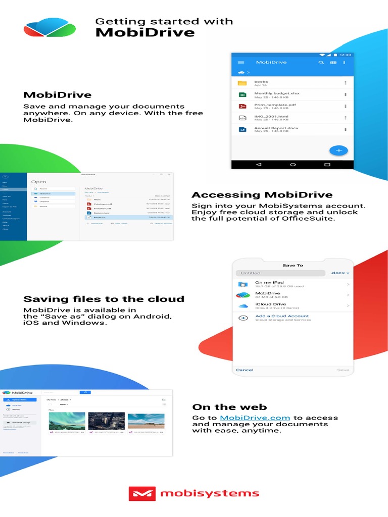 Getting Started With MobiDrive | PDF