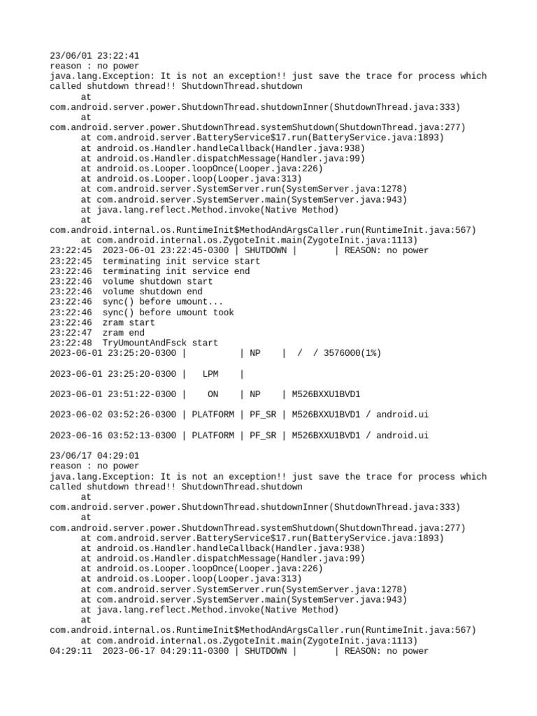 Power Off Reset Reason Pdf Java Programming Language Computer Engineering 4979