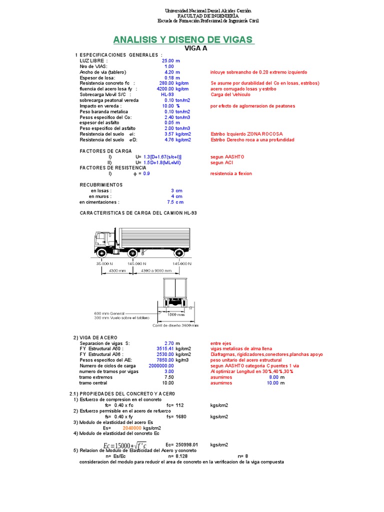 Diseño de Vigas | PDF | Viga (Estructura) | Hormigón