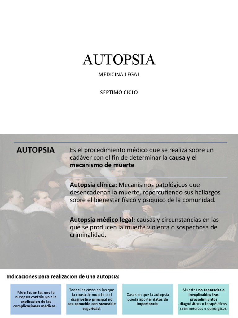 AUTOPSIA | PDF | Muerte | Cadáver