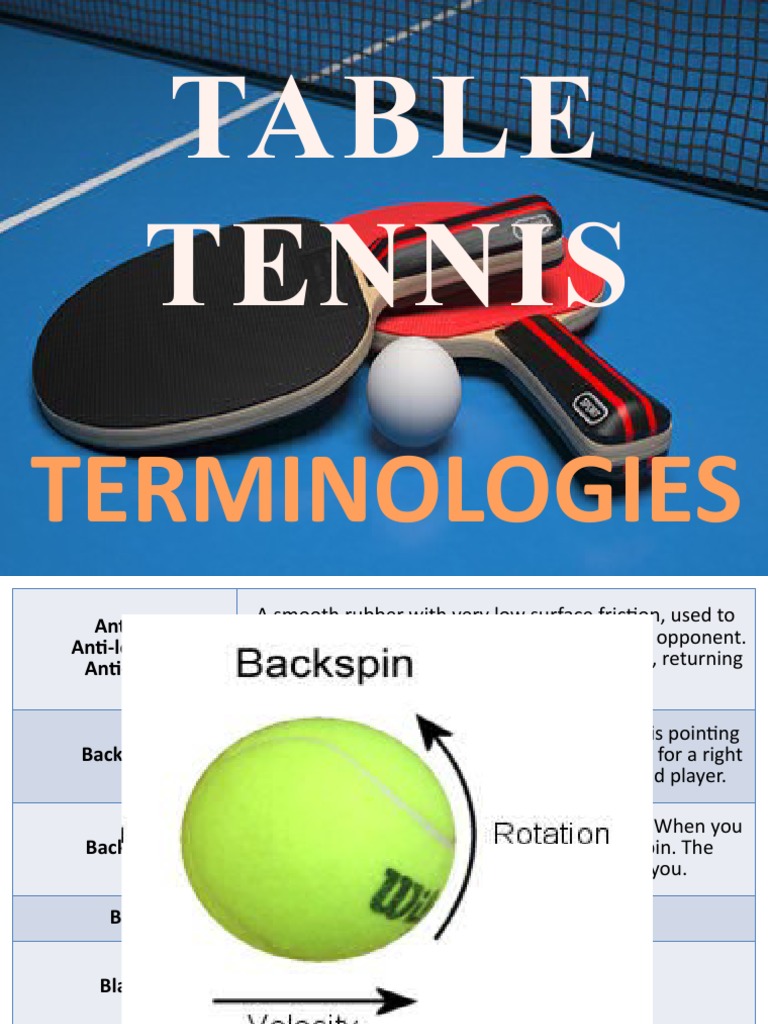 Table Tennis | PDF | Table Tennis | Ball Games