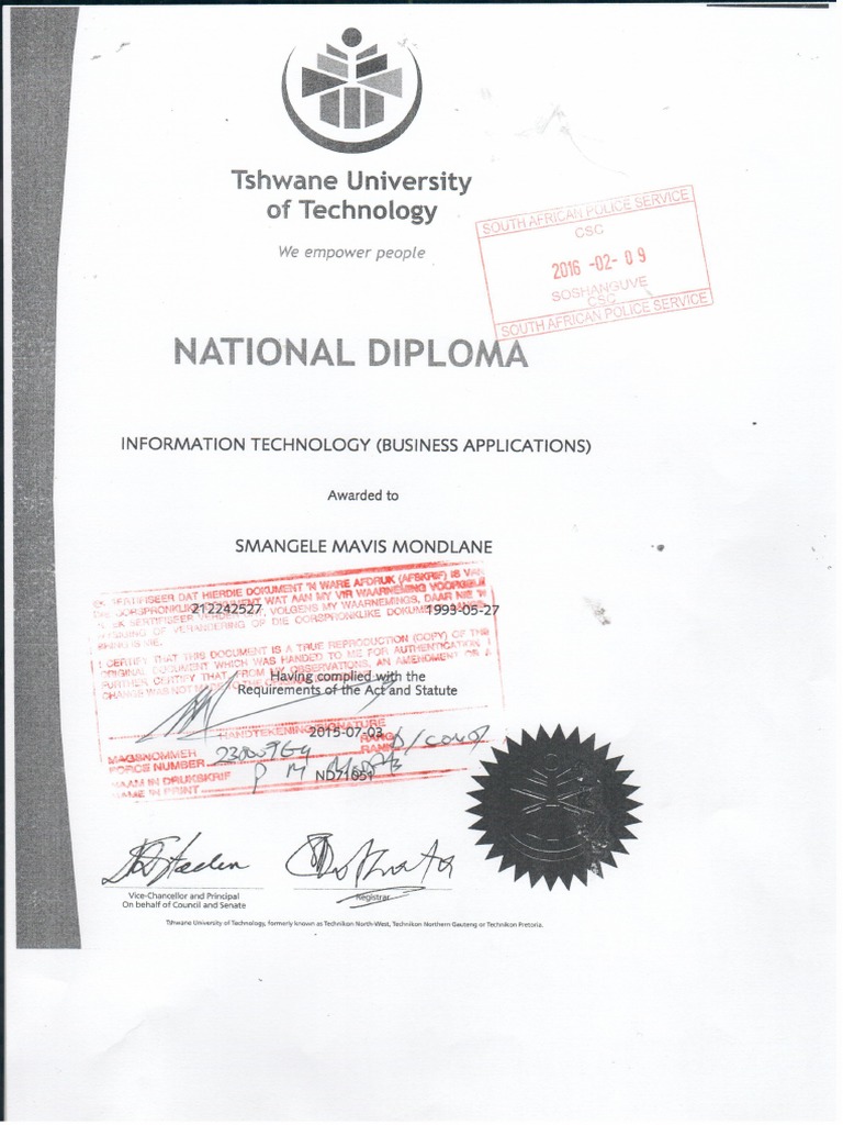 Diploma | PDF