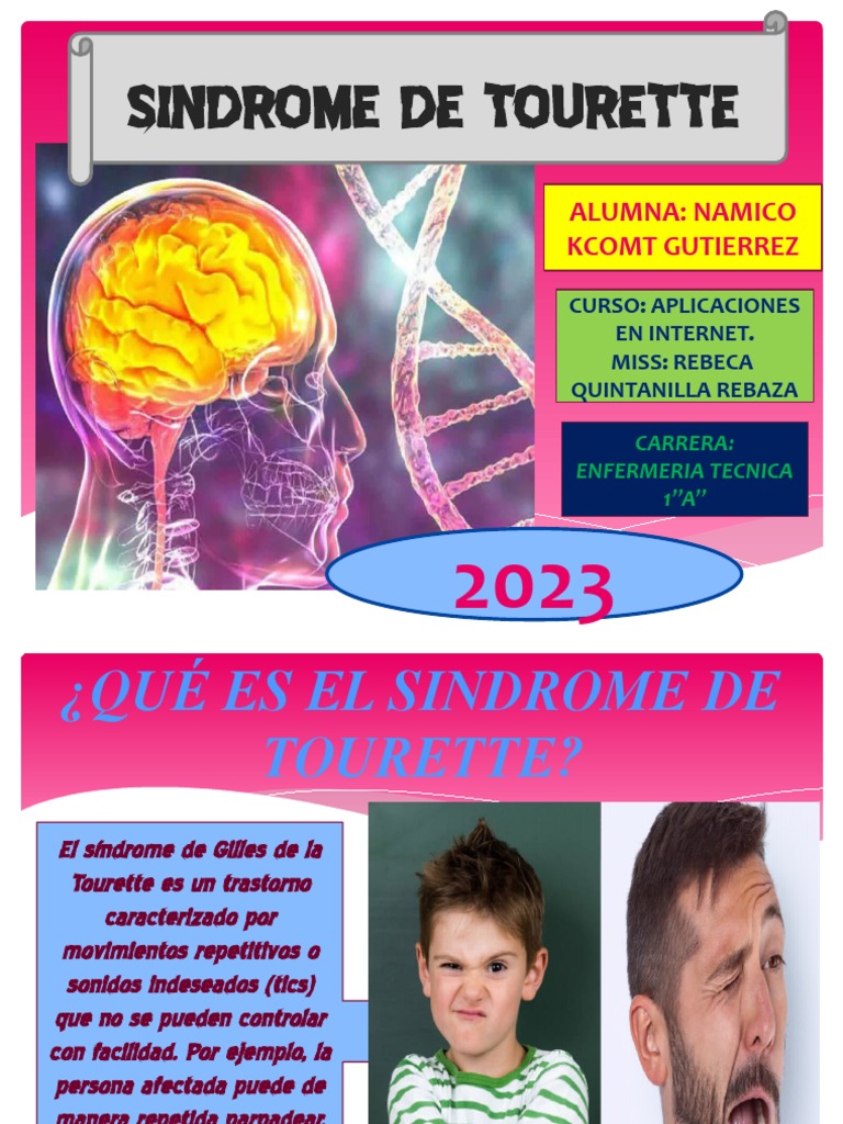 Sindrome de Tourette | PDF | Síndrome de Tourette | Desorden hiperactivo y deficit de atencion