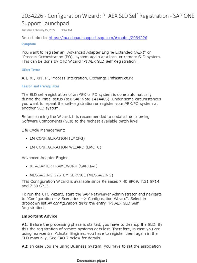 AEX SLD Self Registration Guide | PDF | Hypertext Transfer Protocol ...