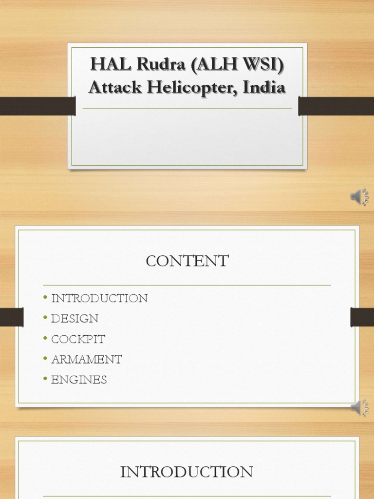 Dokumen - Tips - Hal Rudra Alh Wsi Attack Helicopter India | PDF ...
