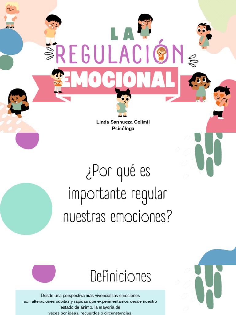 Regulación Emocional Presentacion y Actividad Grupal | PDF | Las ...