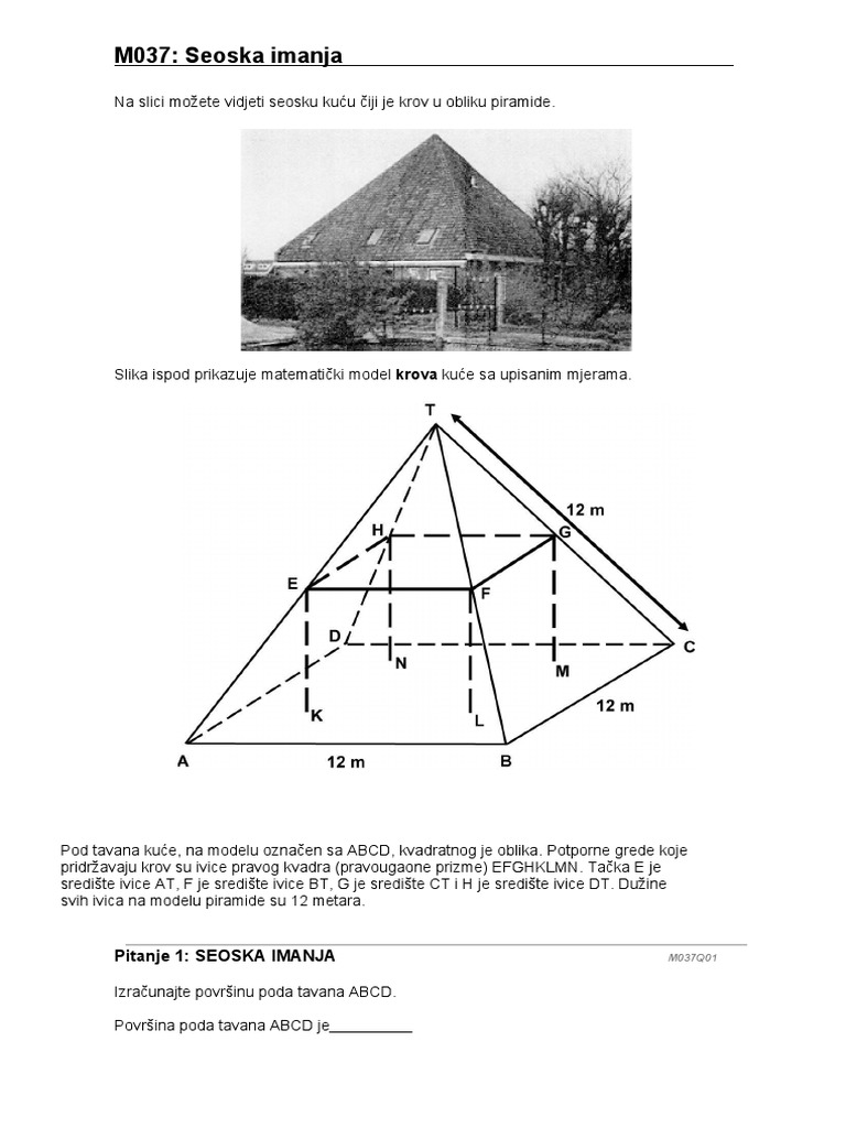PISA Test - Matematika | PDF