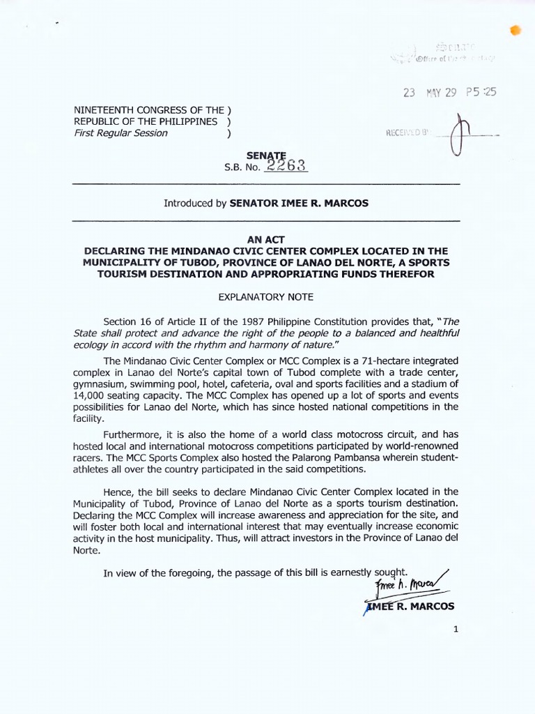 23 MAY 29 P5:25: First Regular Session | Download Free PDF | Government | Governance